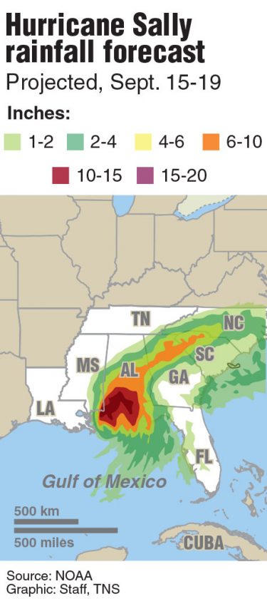 Hurricane Sally threatens historic floods | News, Sports, Jobs ...
